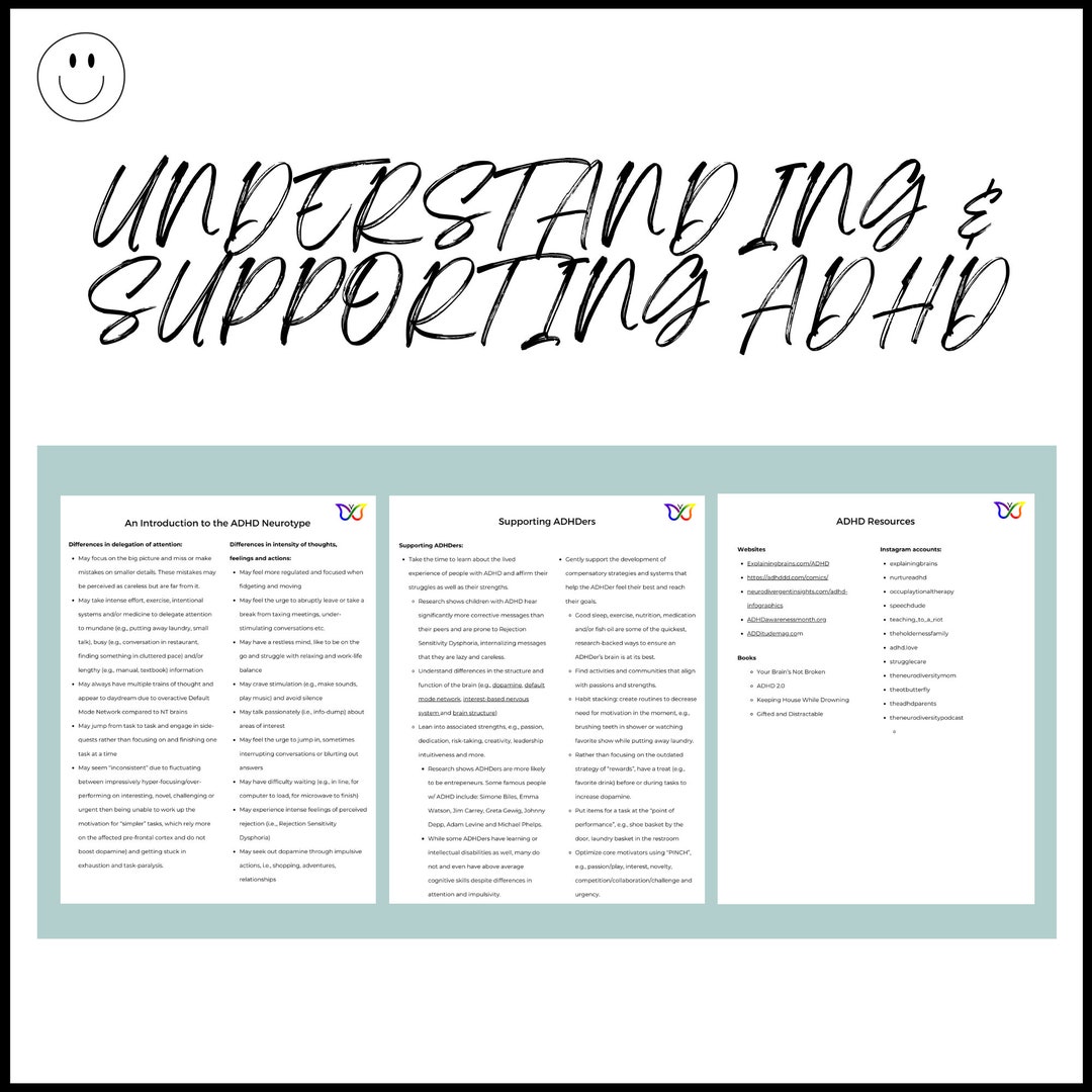 Understanding and Supporting ADHD - Etsy