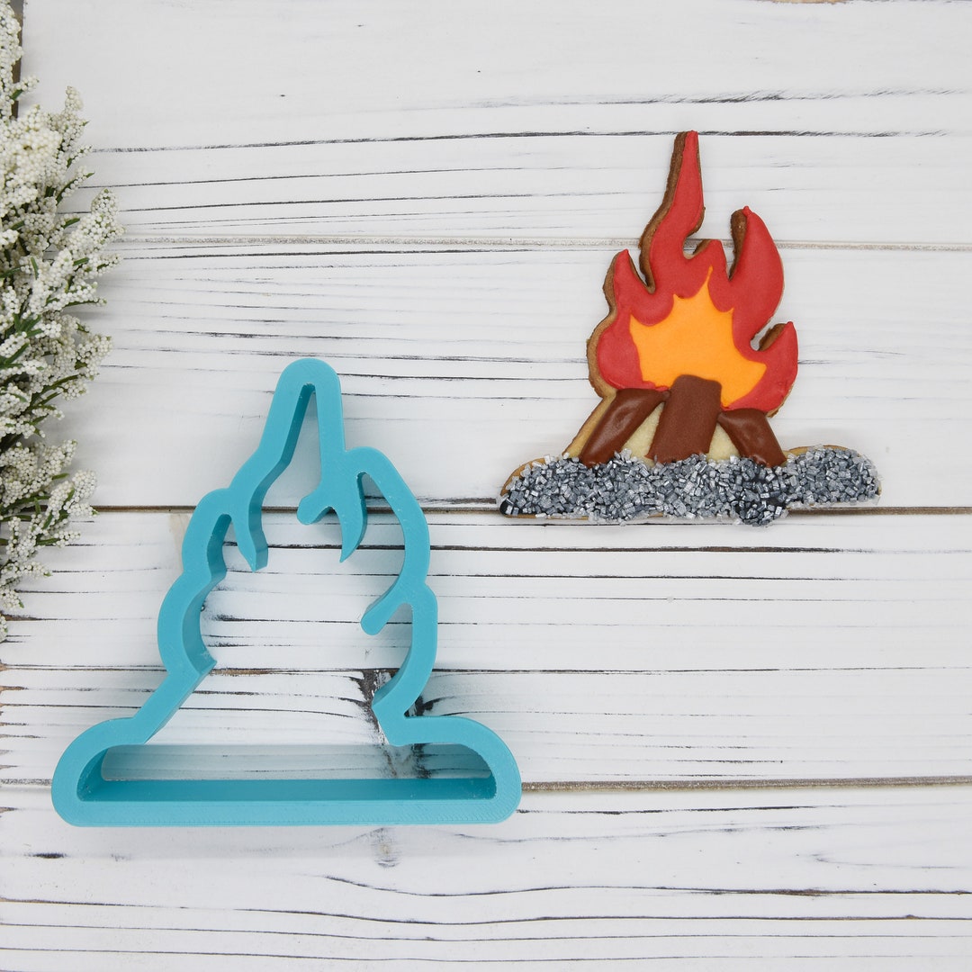Campfire - Bonfire Cookie Cutter / Fondant / Clay - Etsy