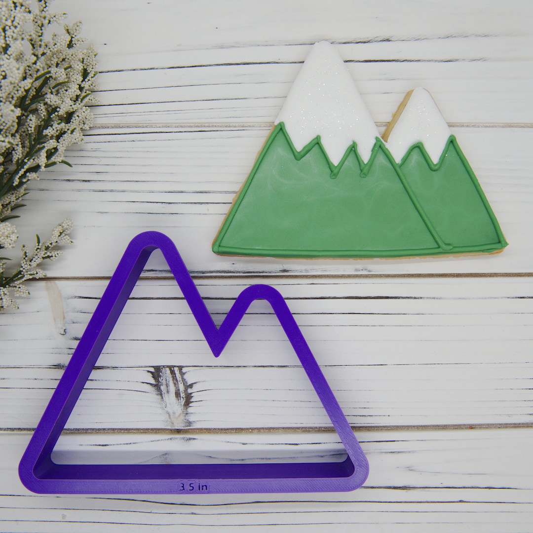 Mountain Cookie Cutter - Alpine Peak Cookie Cutter / Fondant / Clay - Etsy