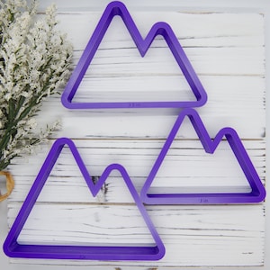 Mountain Cookie Cutter - Alpine Peak Cookie Cutter / Fondant / Clay - Etsy