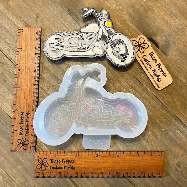 Motorcycle Silicone Mold - Etsy