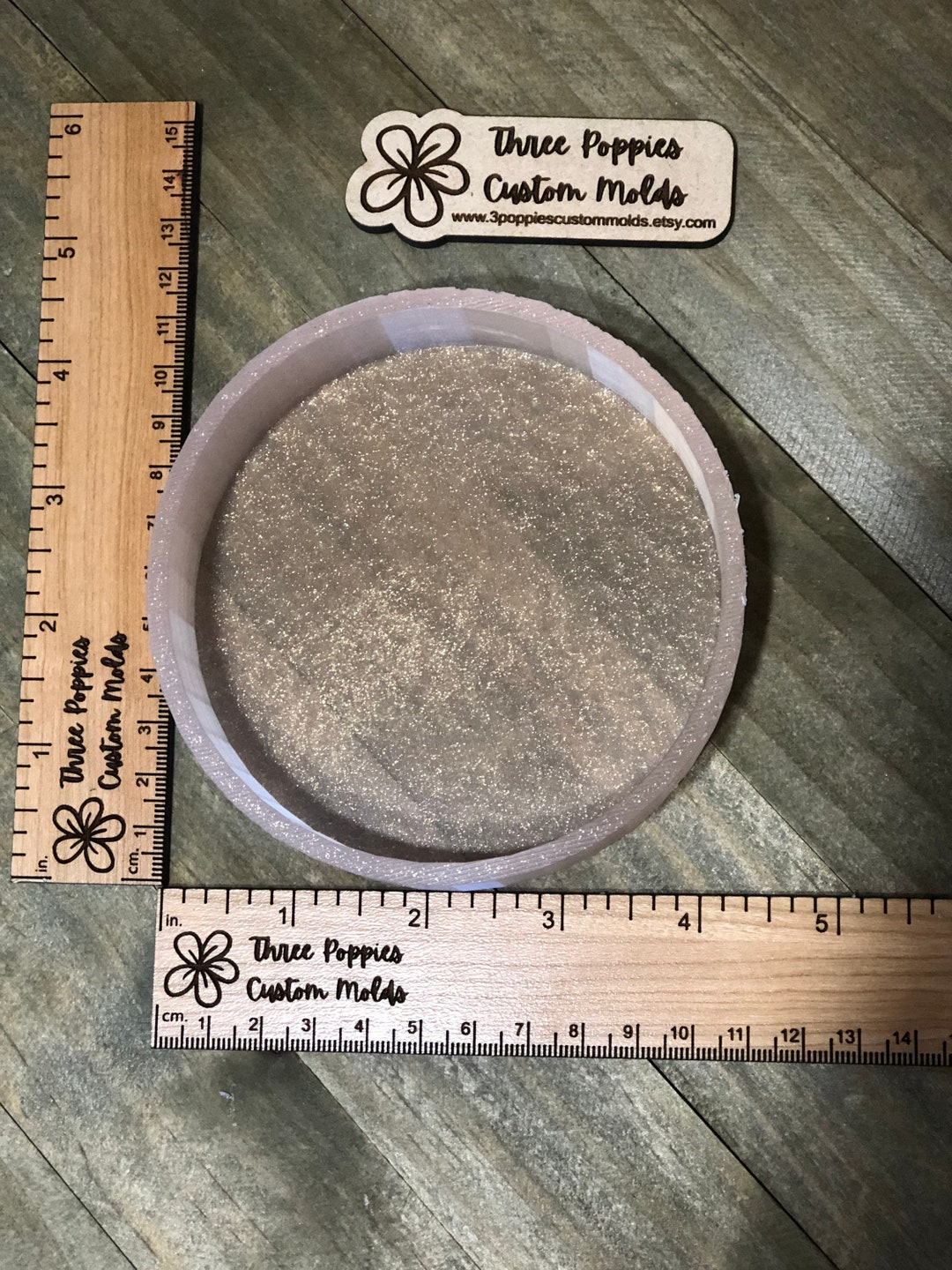 Circle Round 4” Inch Freshie Silicone Mold for Freshies and Aroma Beads ...