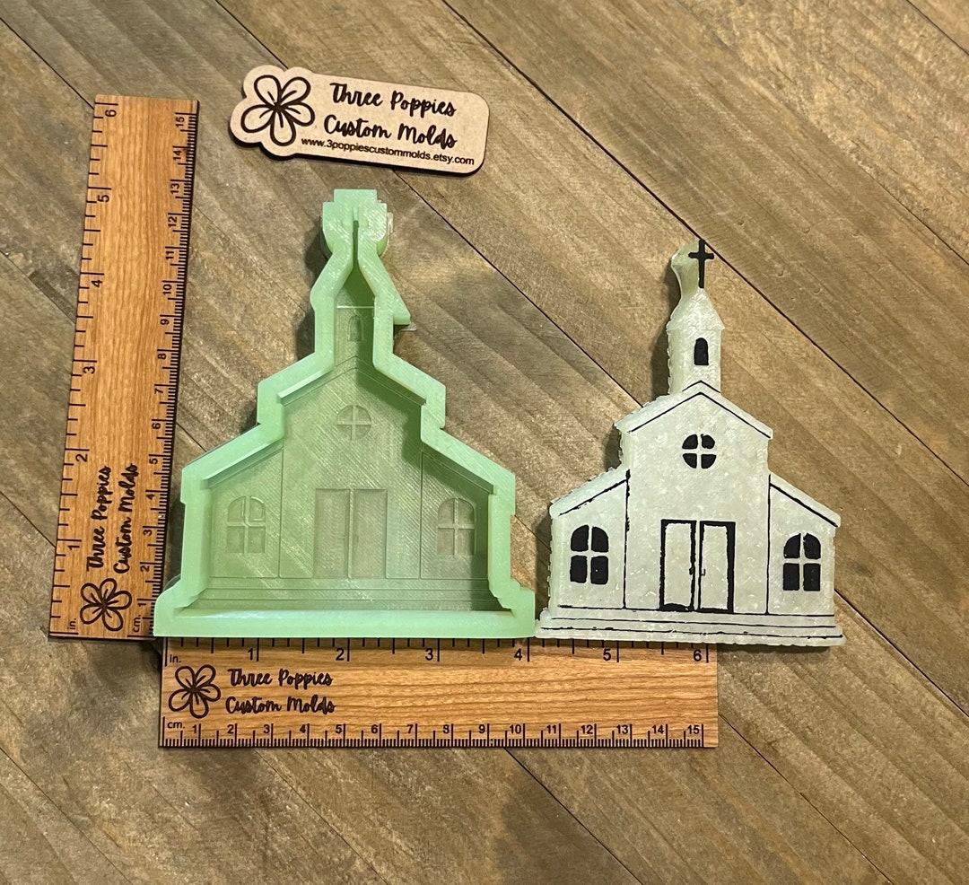 Church Silicone Freshie Mold for Aroma Beads and Freshies - Etsy