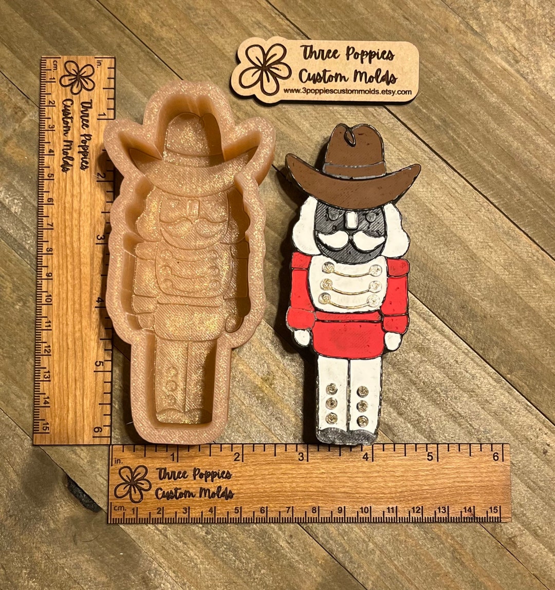 Cowboy Nutcracker Silicone Freshie Mold for Aroma Beads and Freshies - Etsy