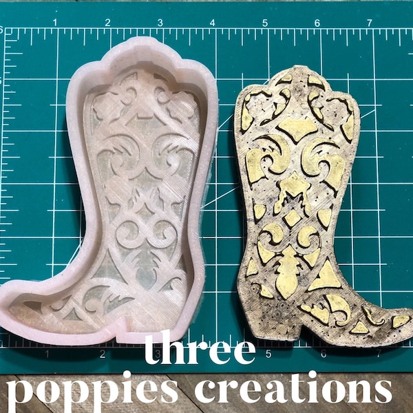 Cowboy Boot Mold - Etsy