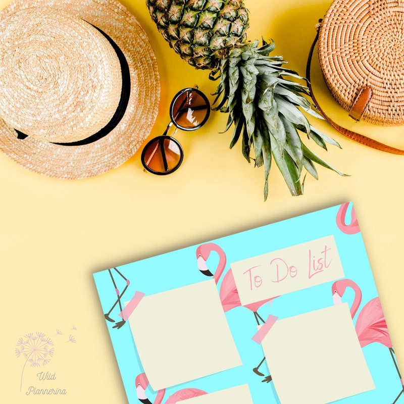 Flamingo Planner - Etsy