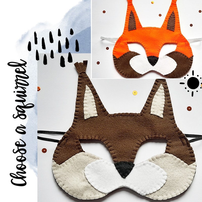 Squirrel Mask - Etsy