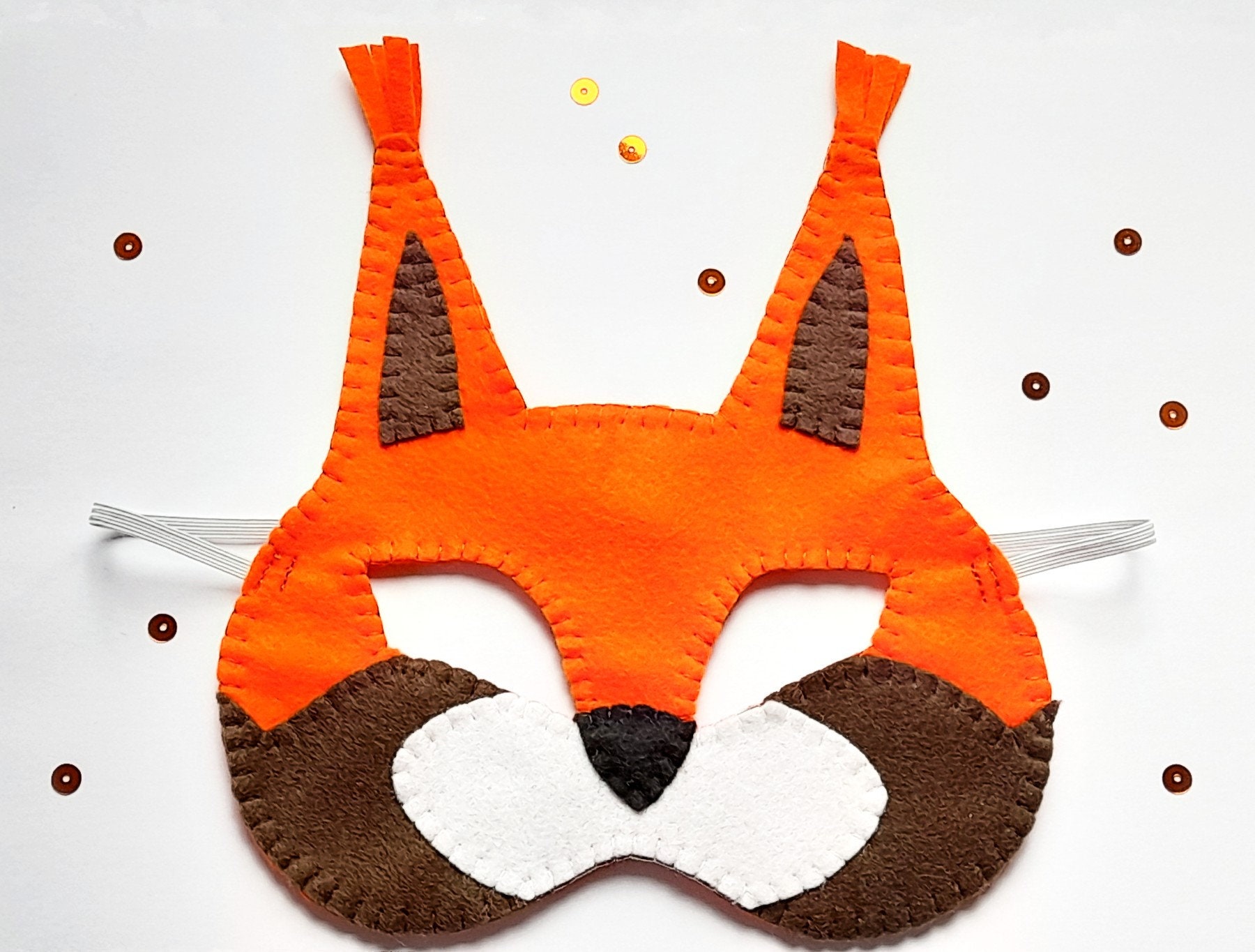 Squirrel Mask for Kids and Adults, Felt Squirrel Party or Halloween ...