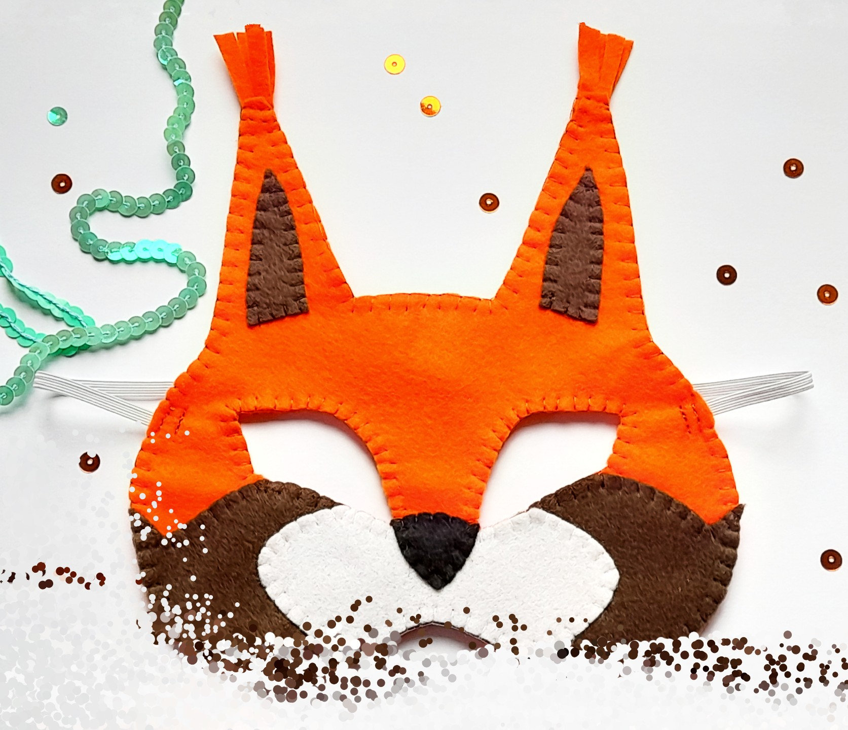 Squirrel Mask for Kids and Adults, Felt Squirrel Party or Halloween ...