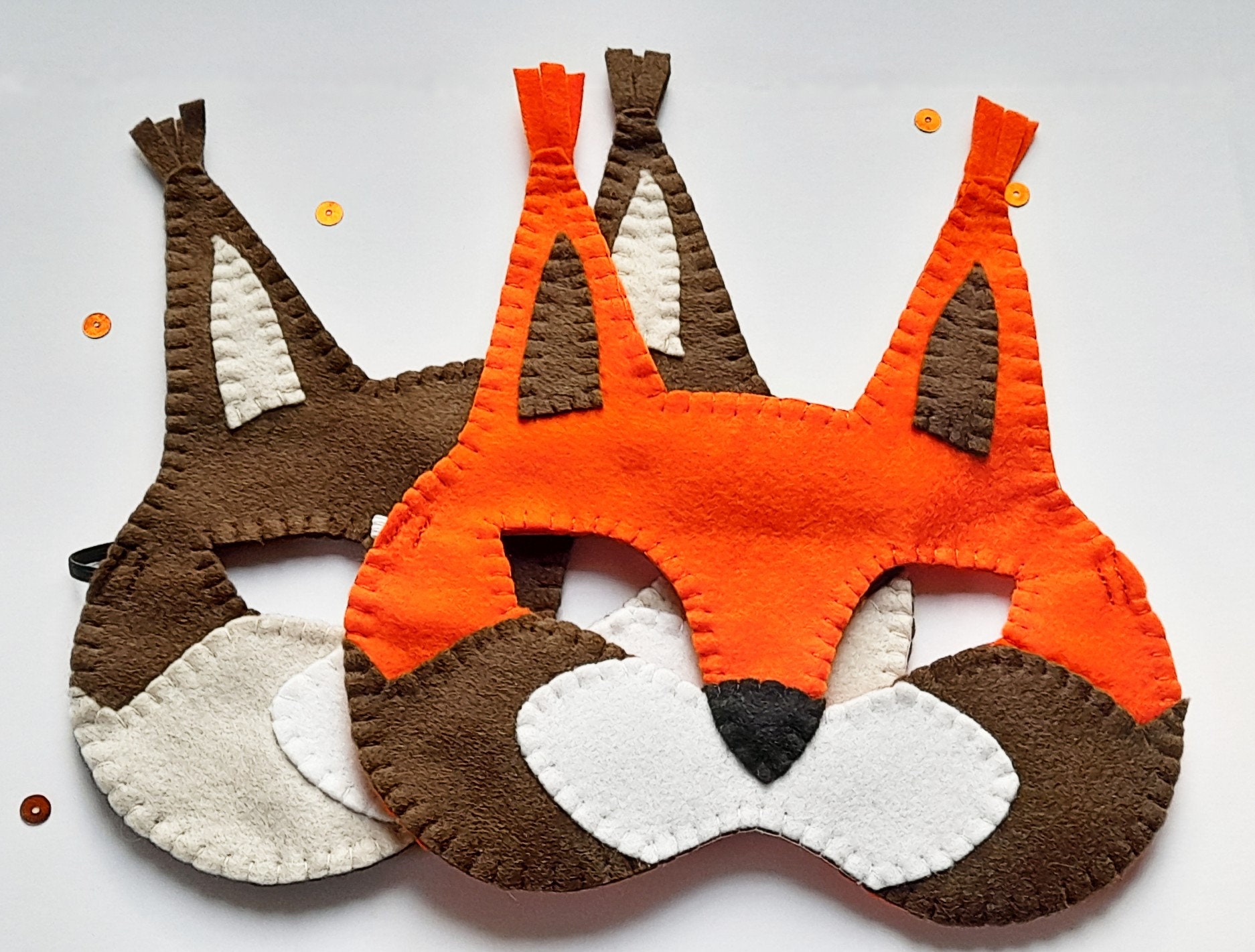 Squirrel Mask for Kids and Adults, Felt Squirrel Party or Halloween ...