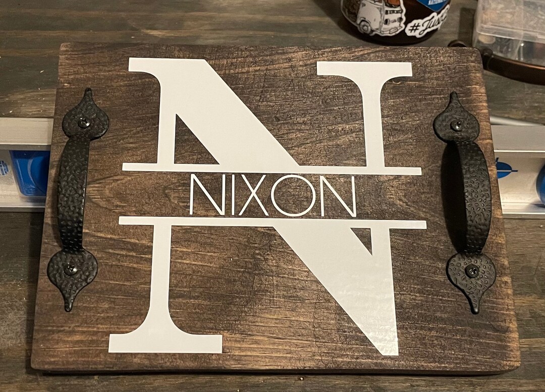 Custom Serving Tray With Handles Personalized Serving Tray - Etsy