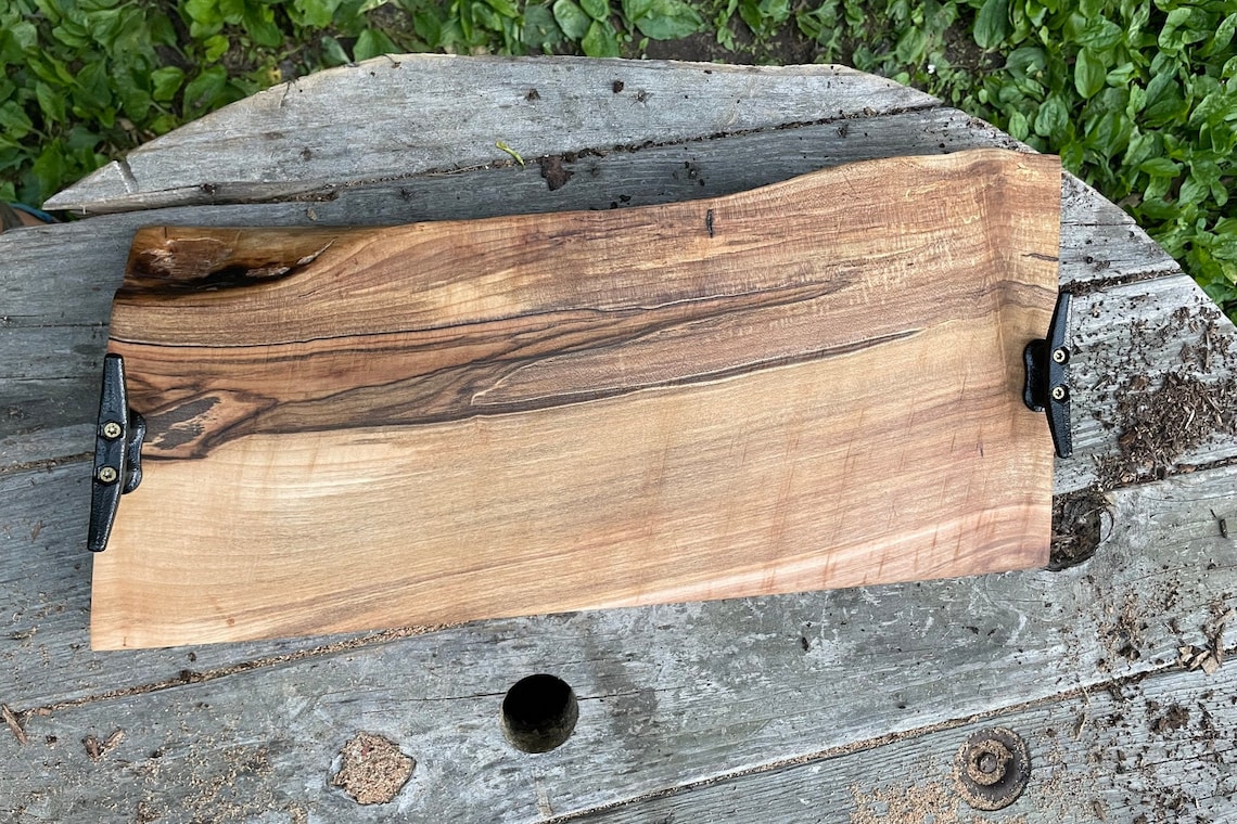 Live Edge Charcuterie Board, Live Edge Serving Tray, Live Edge Tray ...