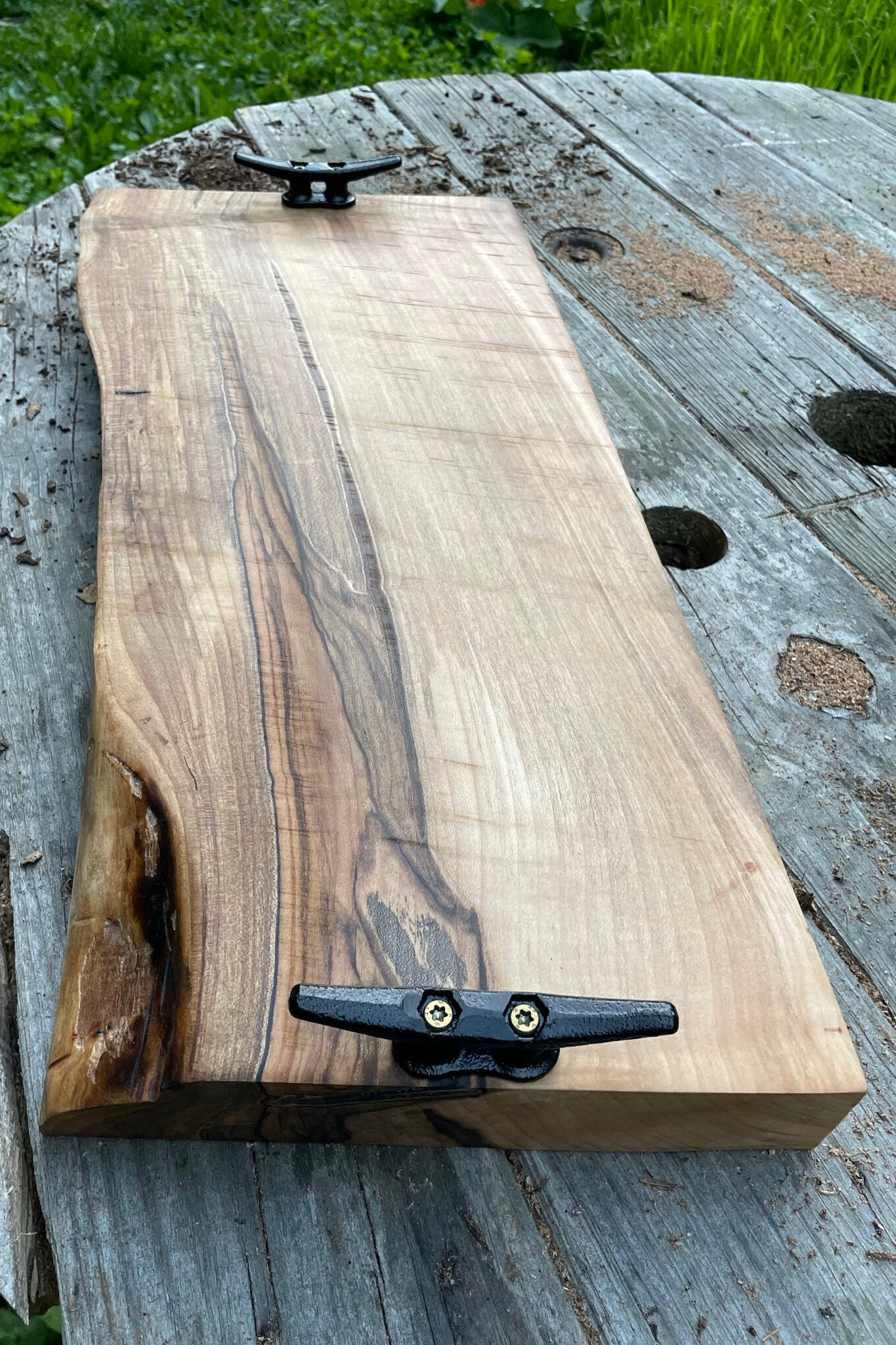 Live Edge Charcuterie Board, Live Edge Serving Tray, Live Edge Tray ...