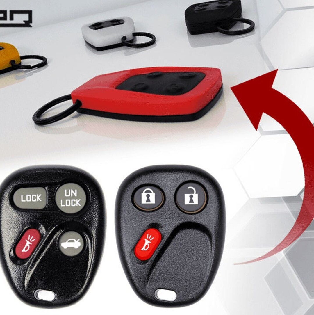 QTY: 2 Custom GM Key Fob Case Upgrade Replacement 1997 2009 Dorman ...