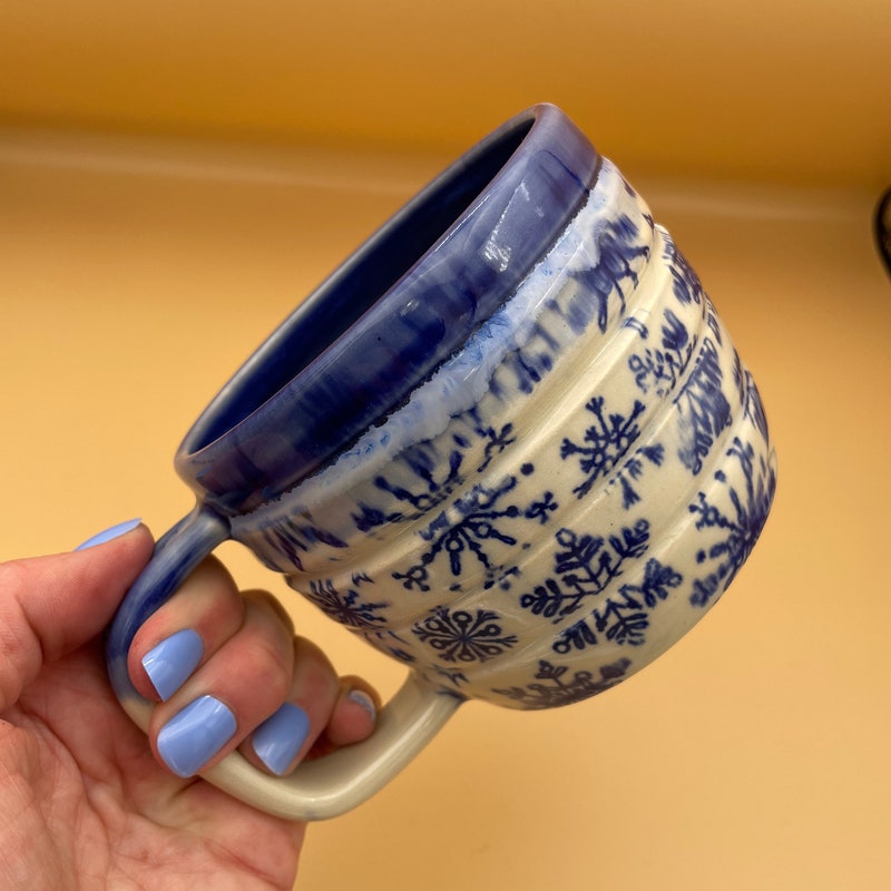 Snowflake Mug - Etsy