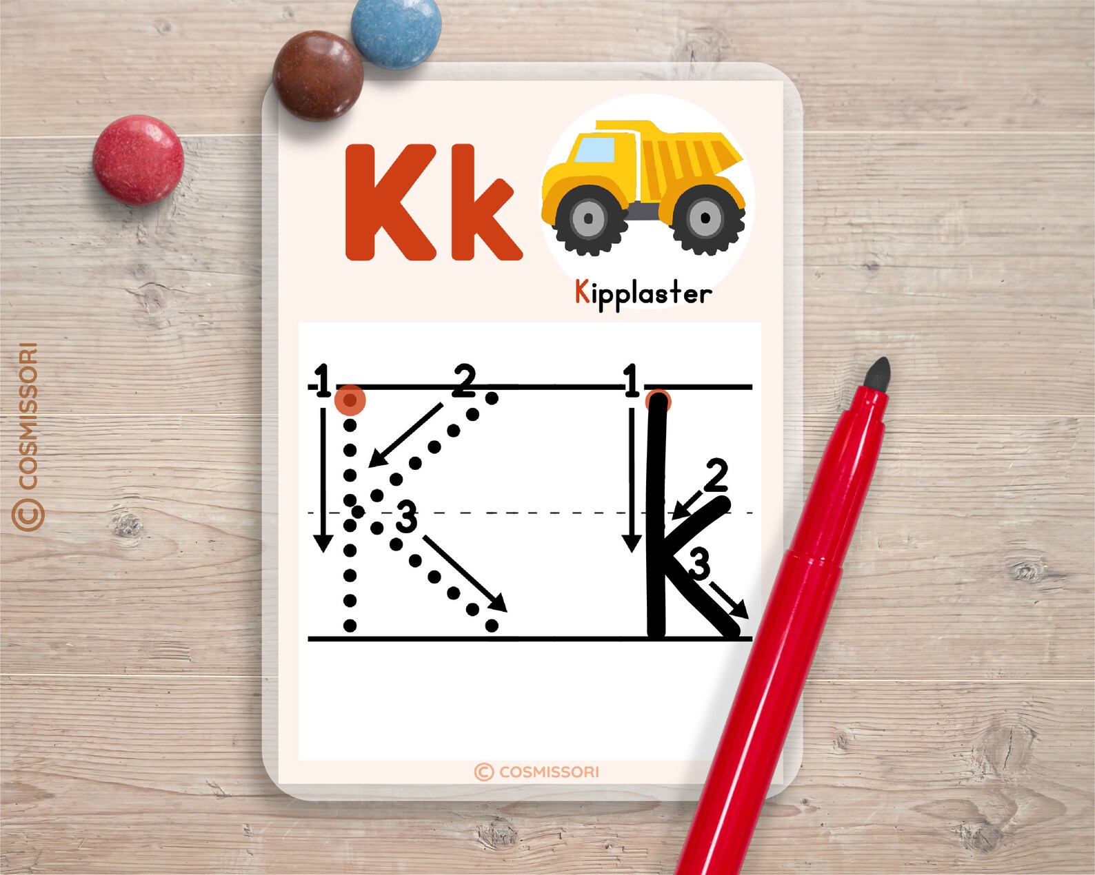 Alphabet Tracing Cards for Learning to Write PDF Printable A6 Card Set ...