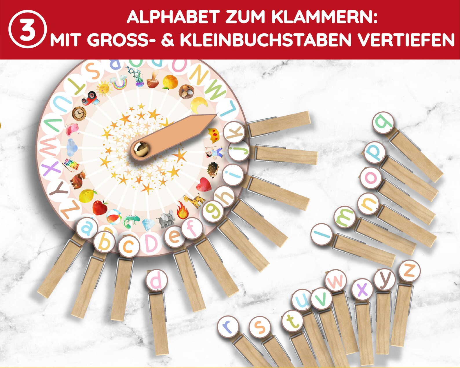 Bundle Alphabet Initial Sounds Sorting Game Card Poster Clothespin Game ...