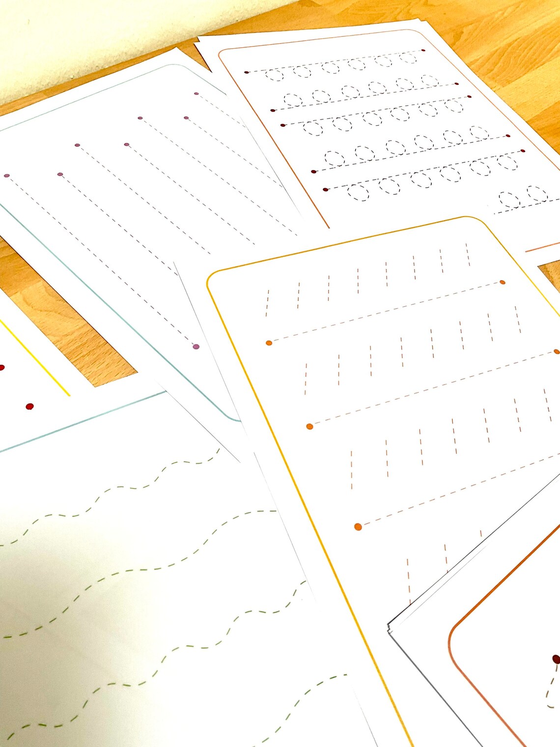Training Swing Exercises Booklet Book Lines Tracing Tracing Learning to ...