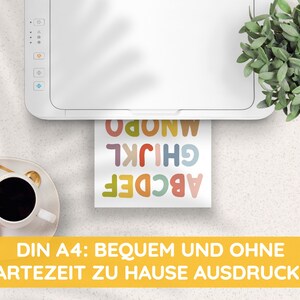 Poster Set Uppercase Lowercase Boho Alphabet Letters Kita Art ...