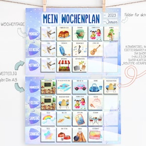 Bundle 700 Editable ROUTINE CARDS Matching Boards Watercolor Montessori ...
