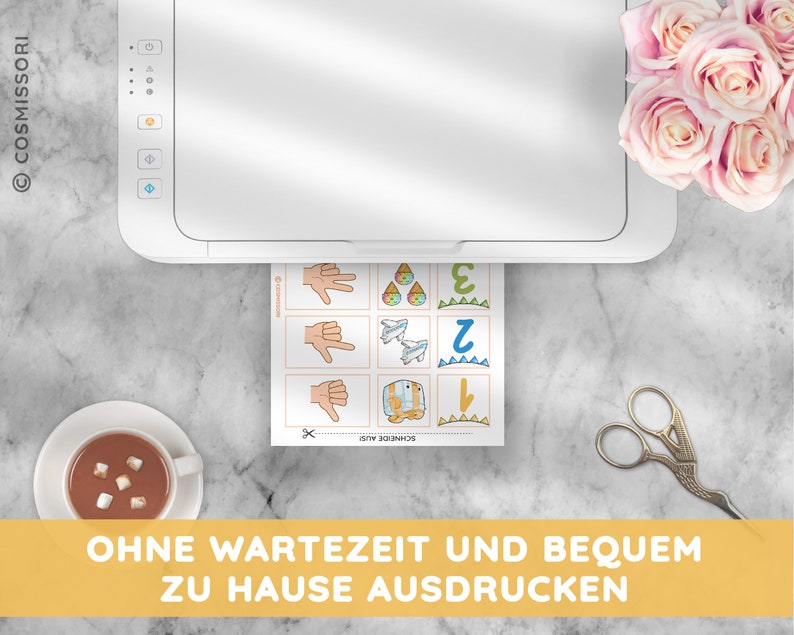 Matching Game 1-10, Practicing Counting, Matching Quantities, Picture ...