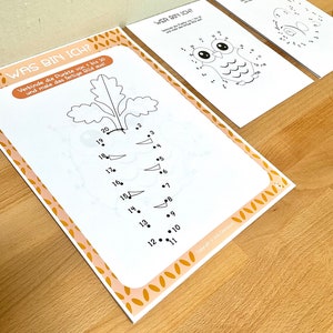 Connect the Dots & Color Coloring Book Alphabet Numbers Learn 20 Motifs ...