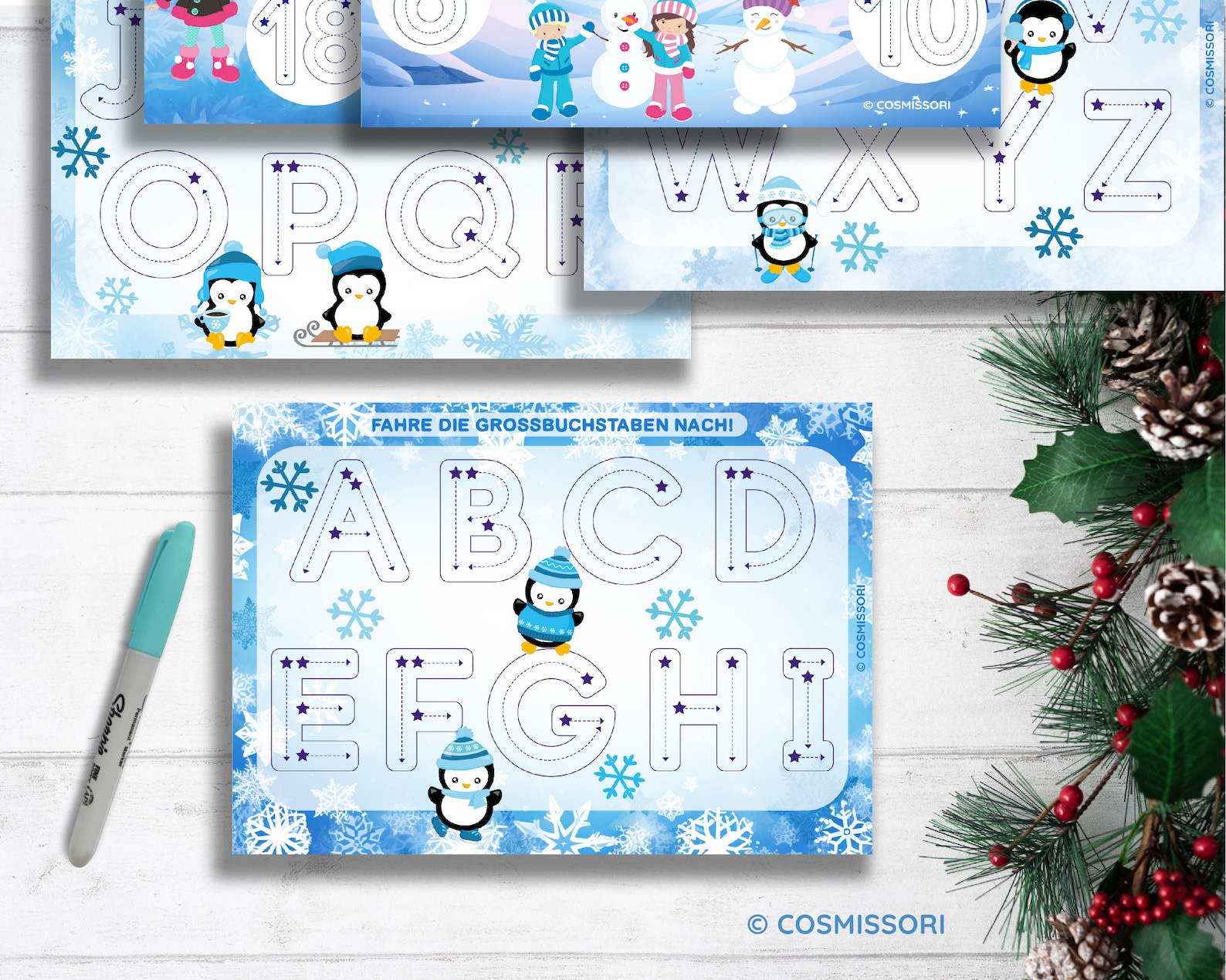 WINTER QUIET BOOK Montessori Busy Book Activity PDF Printable Game ...