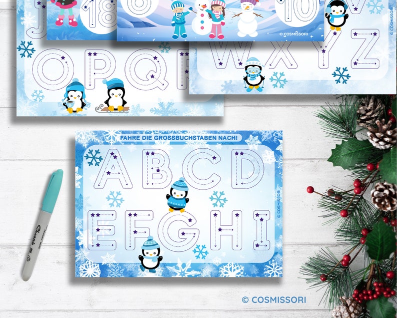 WINTER QUIET BOOK Montessori Busy Book Activity PDF Printable Game ...