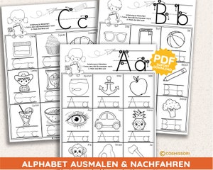 Caterpillar Letter Matching Printable, Busy Book, Learn Alphabet, Upper ...