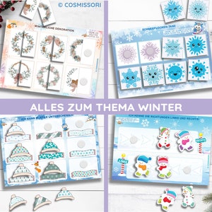 WINTER QUIET BOOK Montessori Busy Book Activity PDF Printable Game ...