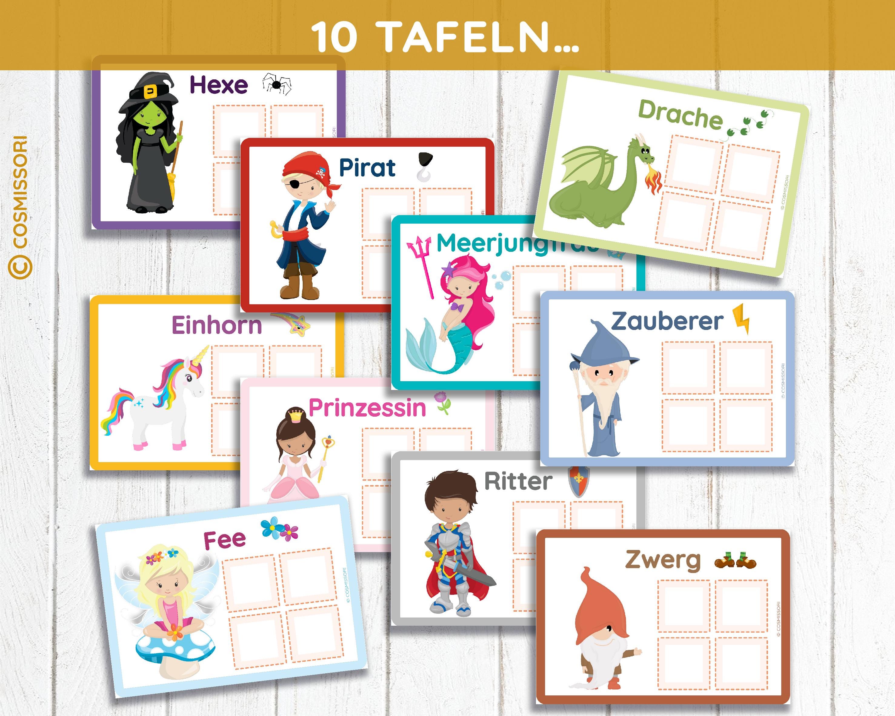 Fairy Tale Characters Picture Cards Montessori Fairy Tale Sorting Game ...