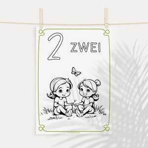 Numbers 1-10 Coloring Book Toddler Coloring Book Learn to Count PDF ...