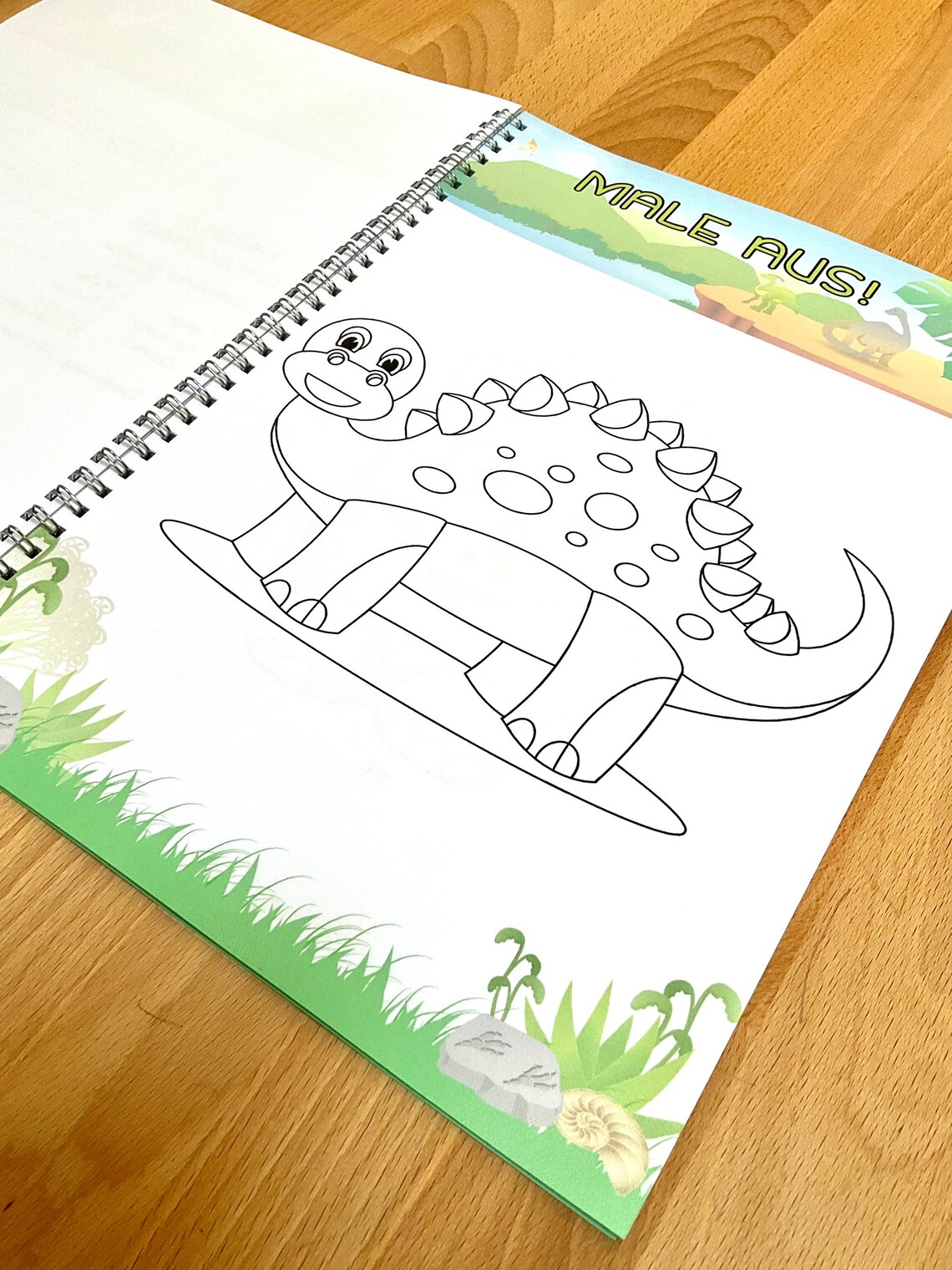 Dinosaur Activity Book, Busy Book, Dino Booklet (printable PDF Download ...