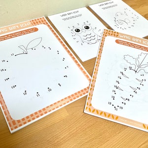 Connect the Dots & Color Coloring Book Alphabet Numbers Learn 20 Motifs ...