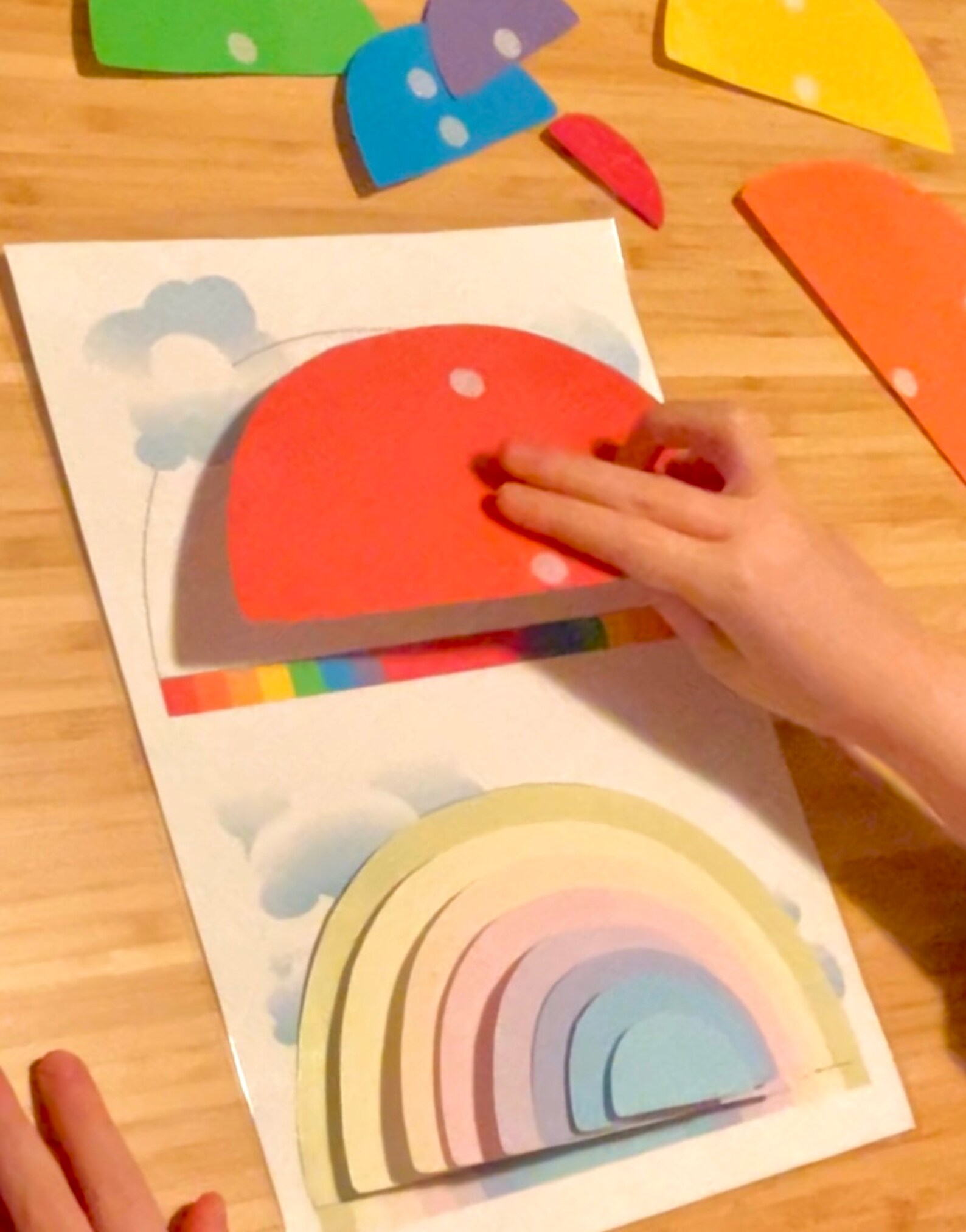 Rainbow Puzzle PDF File Download Print Puzzle Sorting Game Colors ...