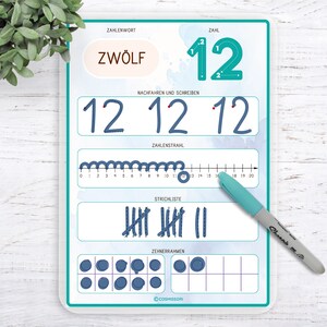 Numbers 11-20 Discover Show Workbook Worksheet Number Line Ten Frame ...