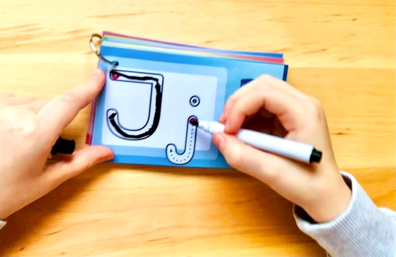 First Writing ABC Alphabet German Tracing Cards Letter Coloring ...