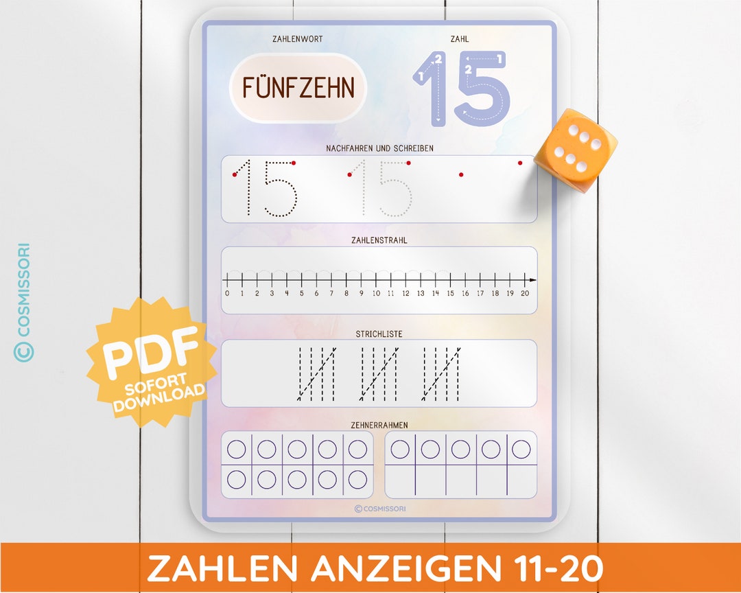 Numbers 11-20 Discover Show Workbook Worksheet Number Line Tens Frame ...