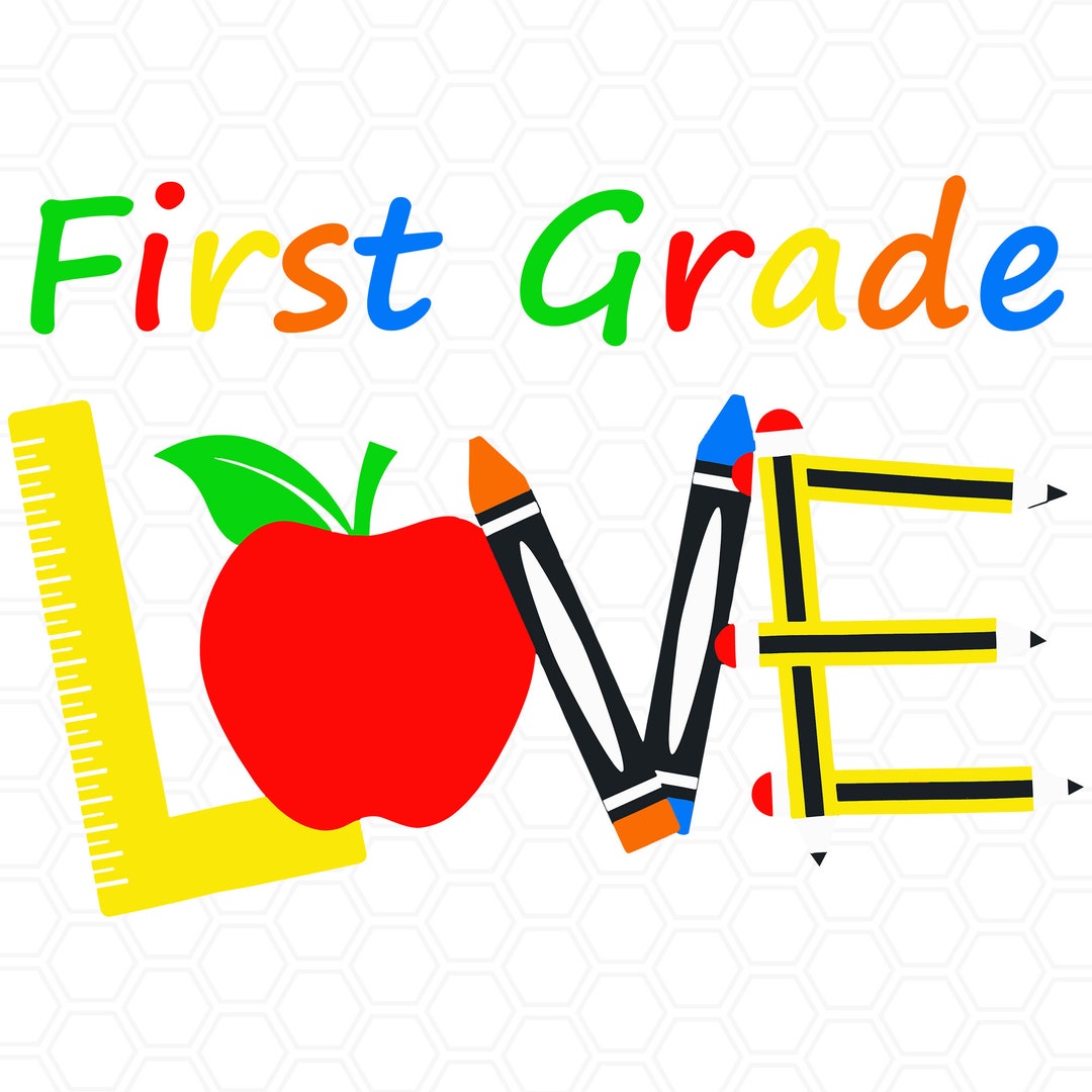 Primer grado svg png, 1er grado png, regreso a la escuela png, 1er grado sublimación vida ...