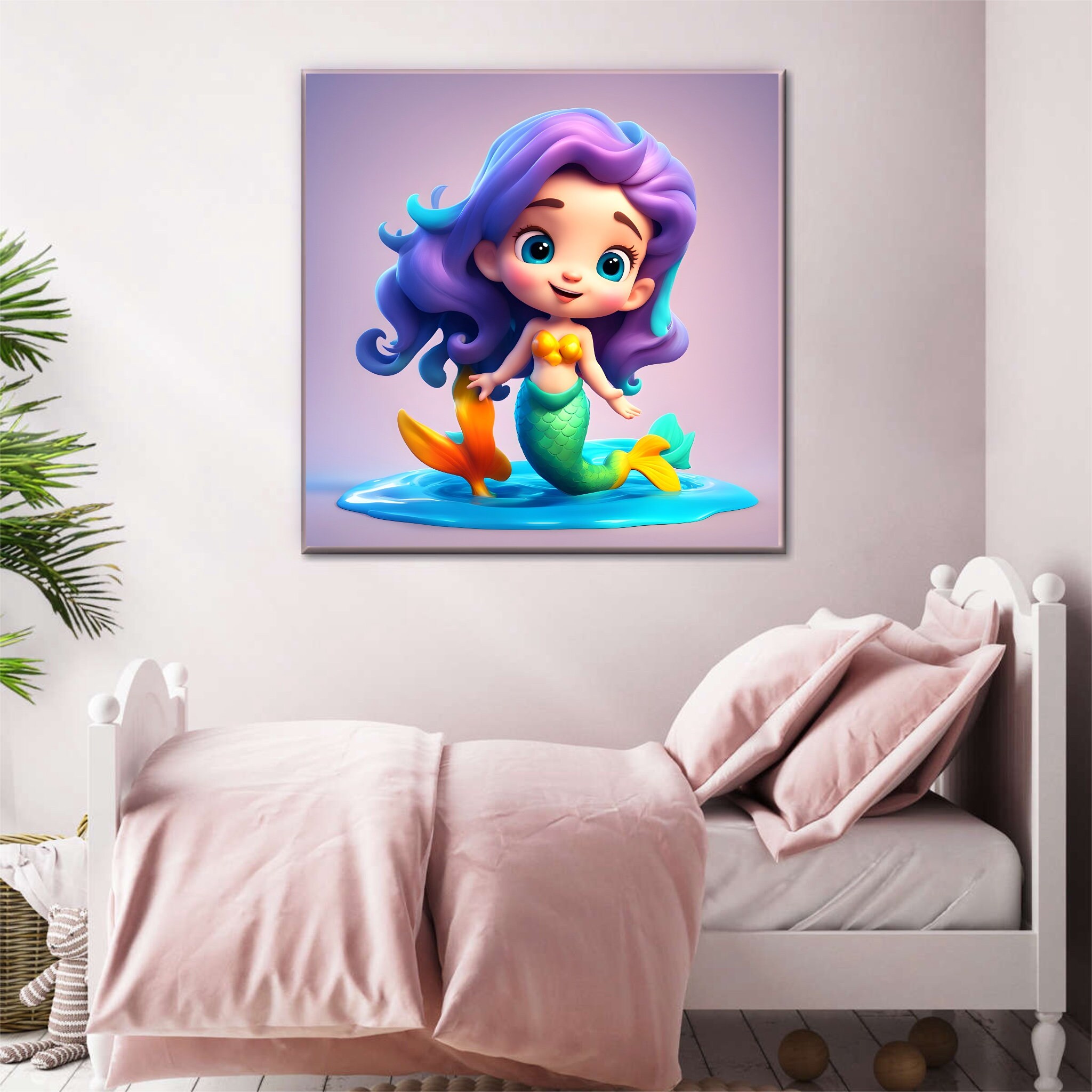 Molly the Mermaid Mermaid Theme Decor Kids Room Theme Nursery Ideas ...