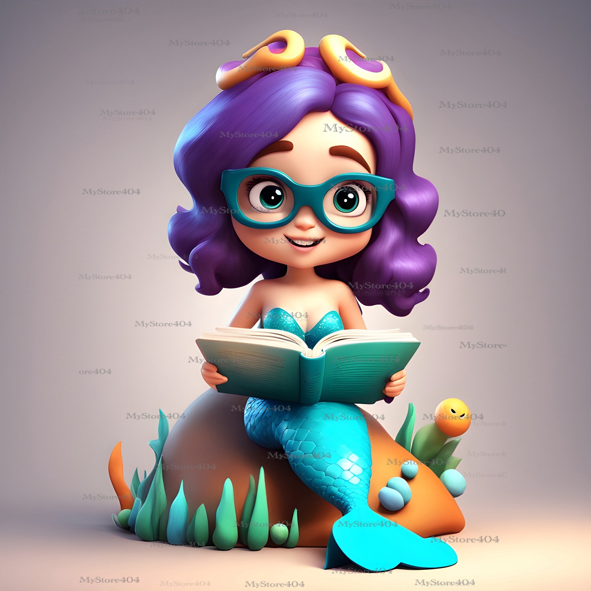 Molly the Mermaid Mermaid Theme Decor Kids Room Theme Nursery Ideas ...