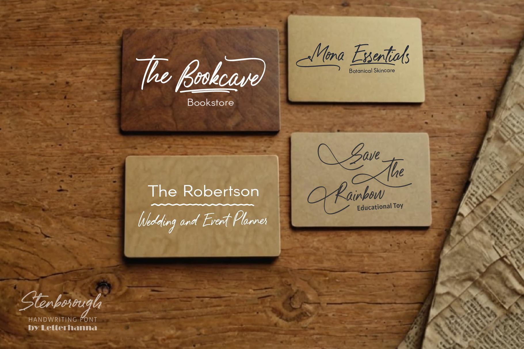 Natural Branding Font for Organic Products Commercial OTF TTF Casual ...