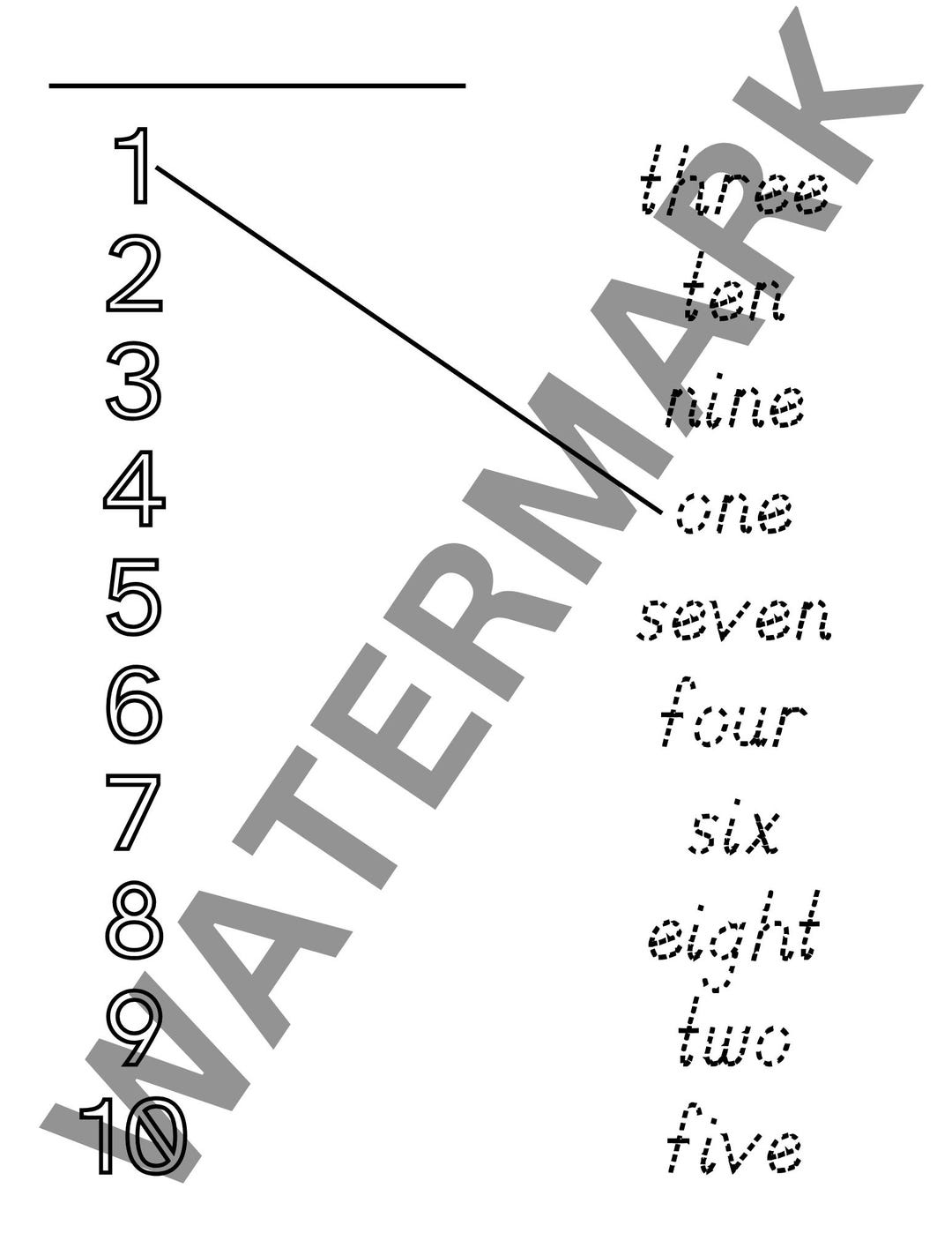 Learn Numbers 1-10! Mix & Match Numbers in English | Digital Download ...