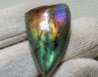 Likable Unique Multi Rare Fire Natural Labradorite Cabochon Pendant Jewelry Making Stone ...
