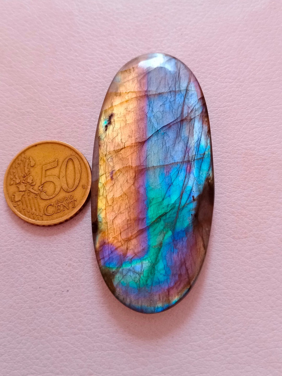 Beautiful Unique Multi Rare Fire Natural Labradorite Cabochon Pendant ...