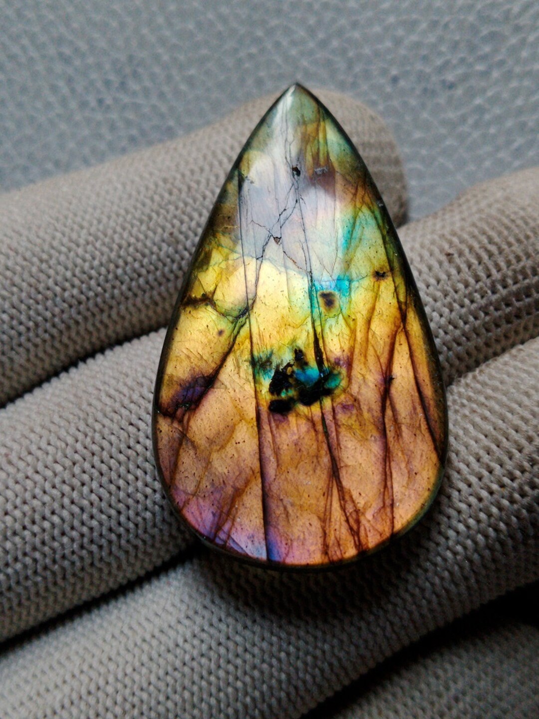 Amazing Multi Rare Flashy Labradorite Cabochon Pendant Jewelry Making ...