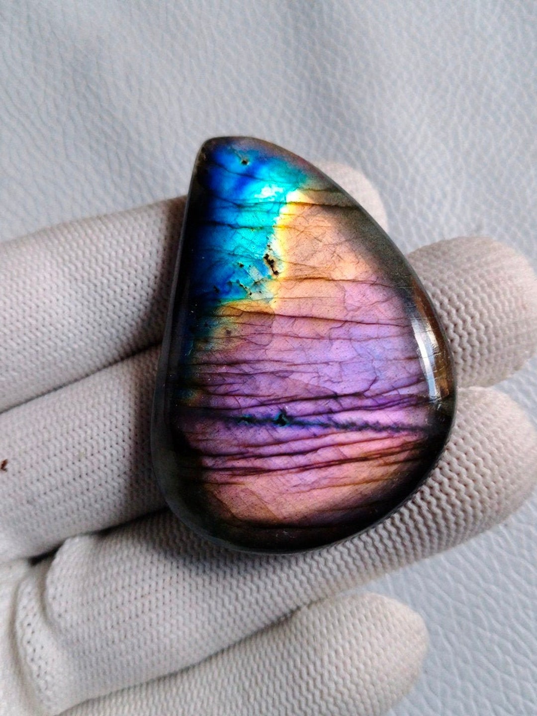 Aaa+++unique Rare Fire Labradorite Cabochon Pendant Jewelry Making ...