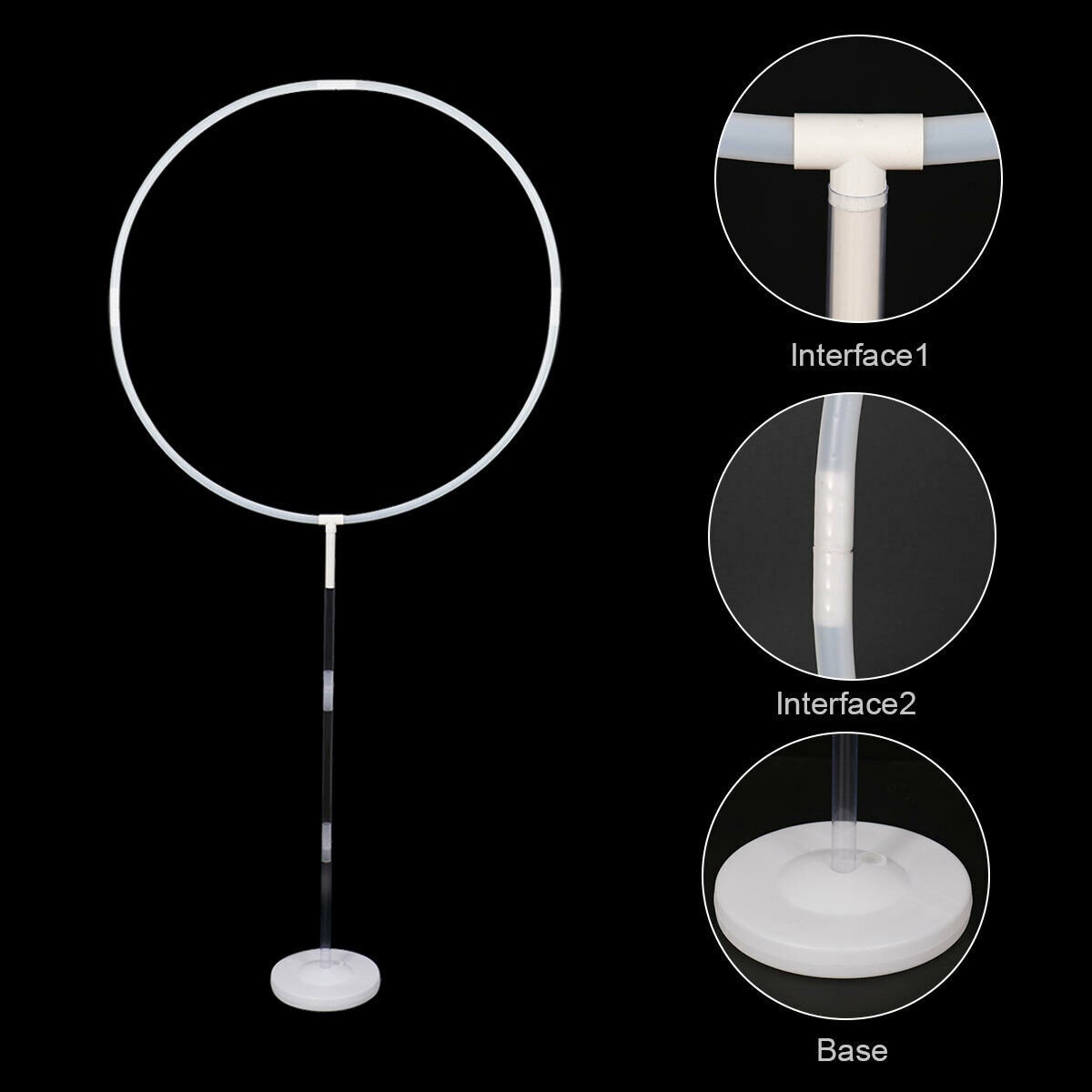Round Column Balloon Garland Stand Arch Balloon Wreath Ring - Etsy UK
