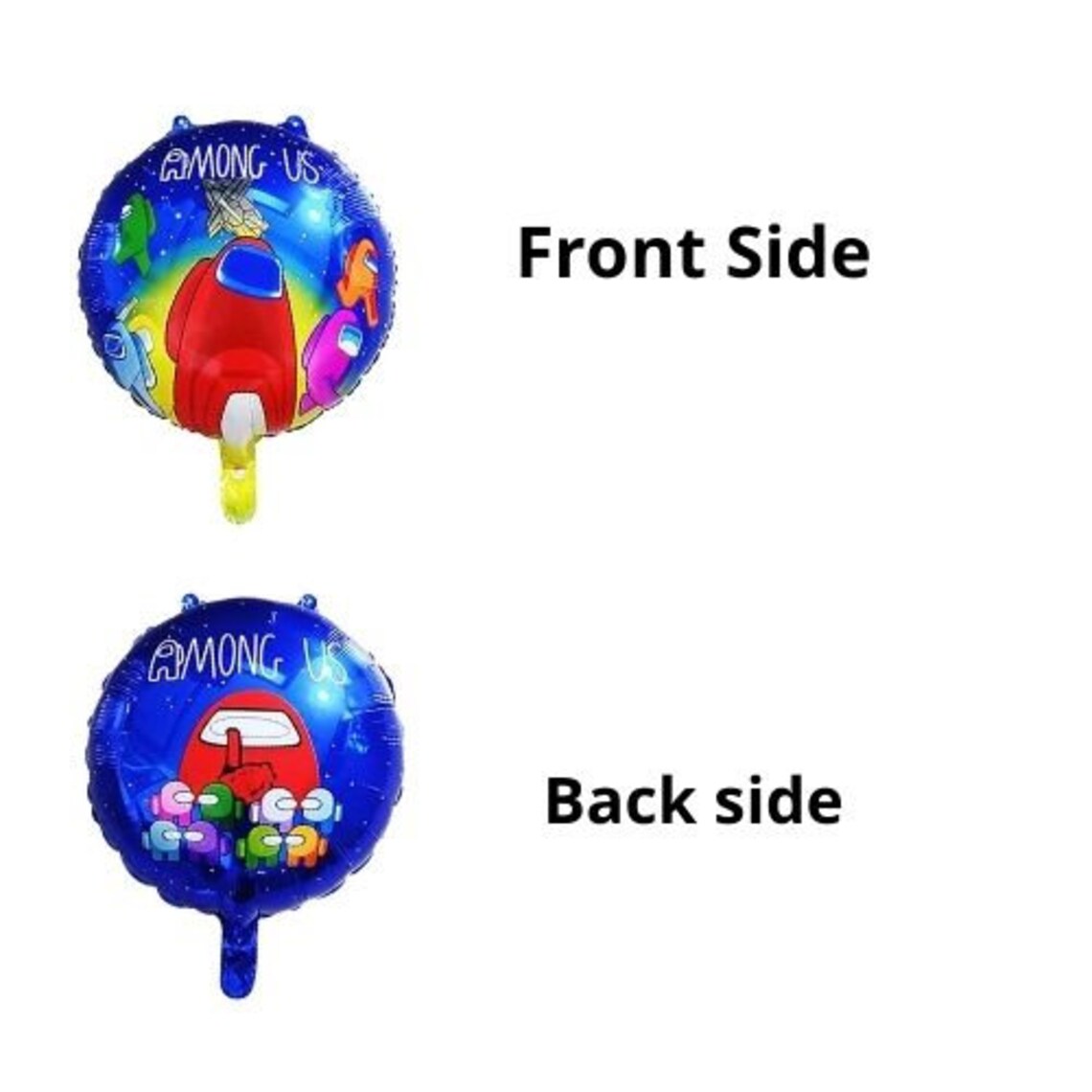 Among Us Theme Balloons Banner Flags - Etsy UK