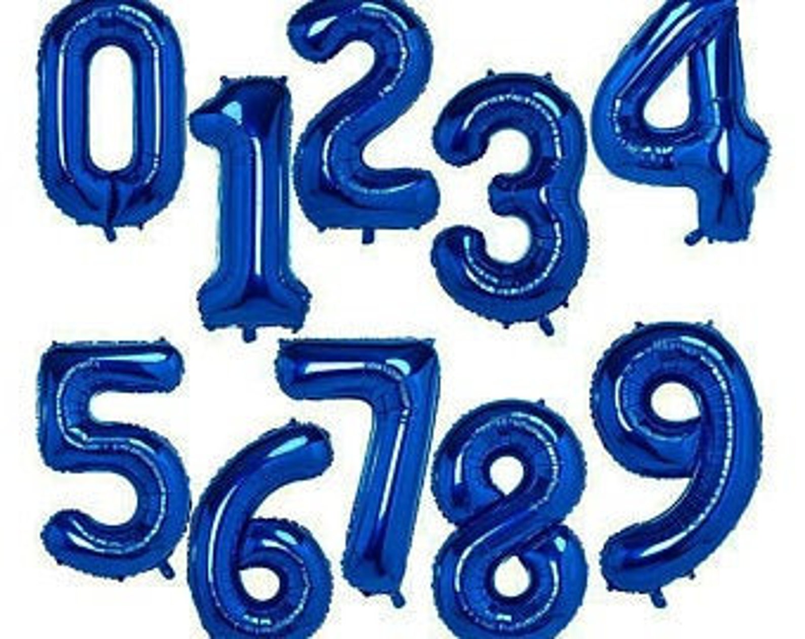 32 Inch Large Number Foil Balloons Birthday Wedding | Etsy UK